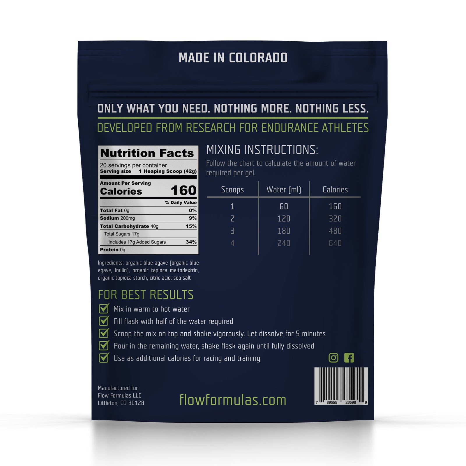 Endurance Gel Mix 1.0 – Flow Formulas