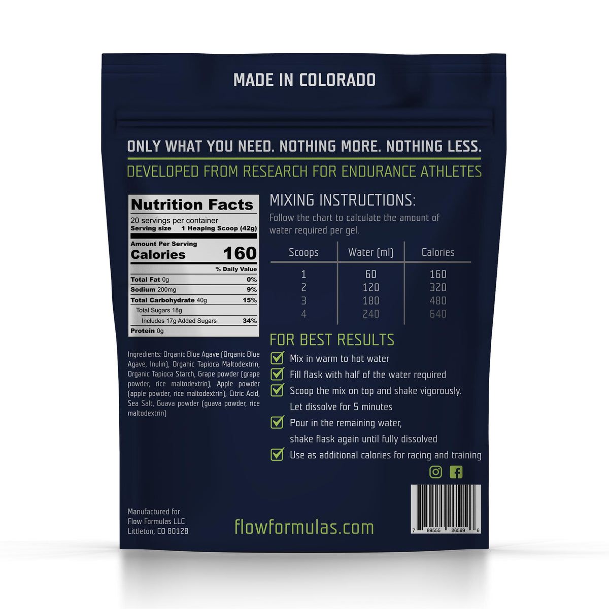 Endurance & Hydration - Allergy Friendly. Research Based. – Flow Formulas
